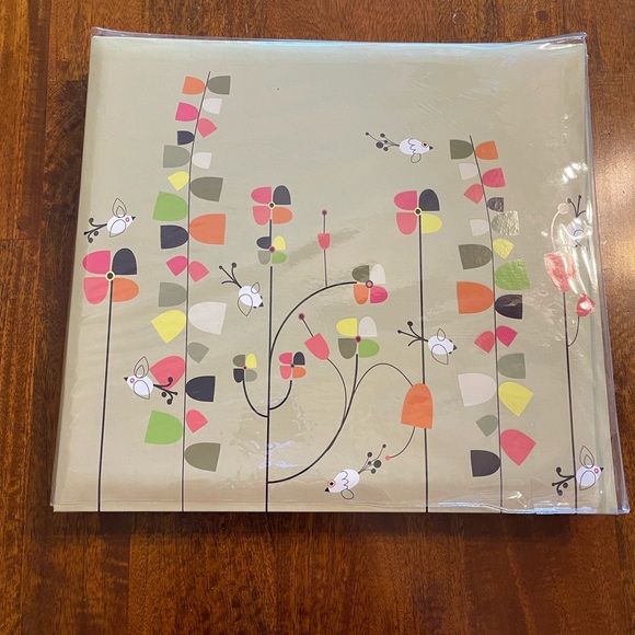 Other | Green Photo Album Flowers And Birds | Poshmark